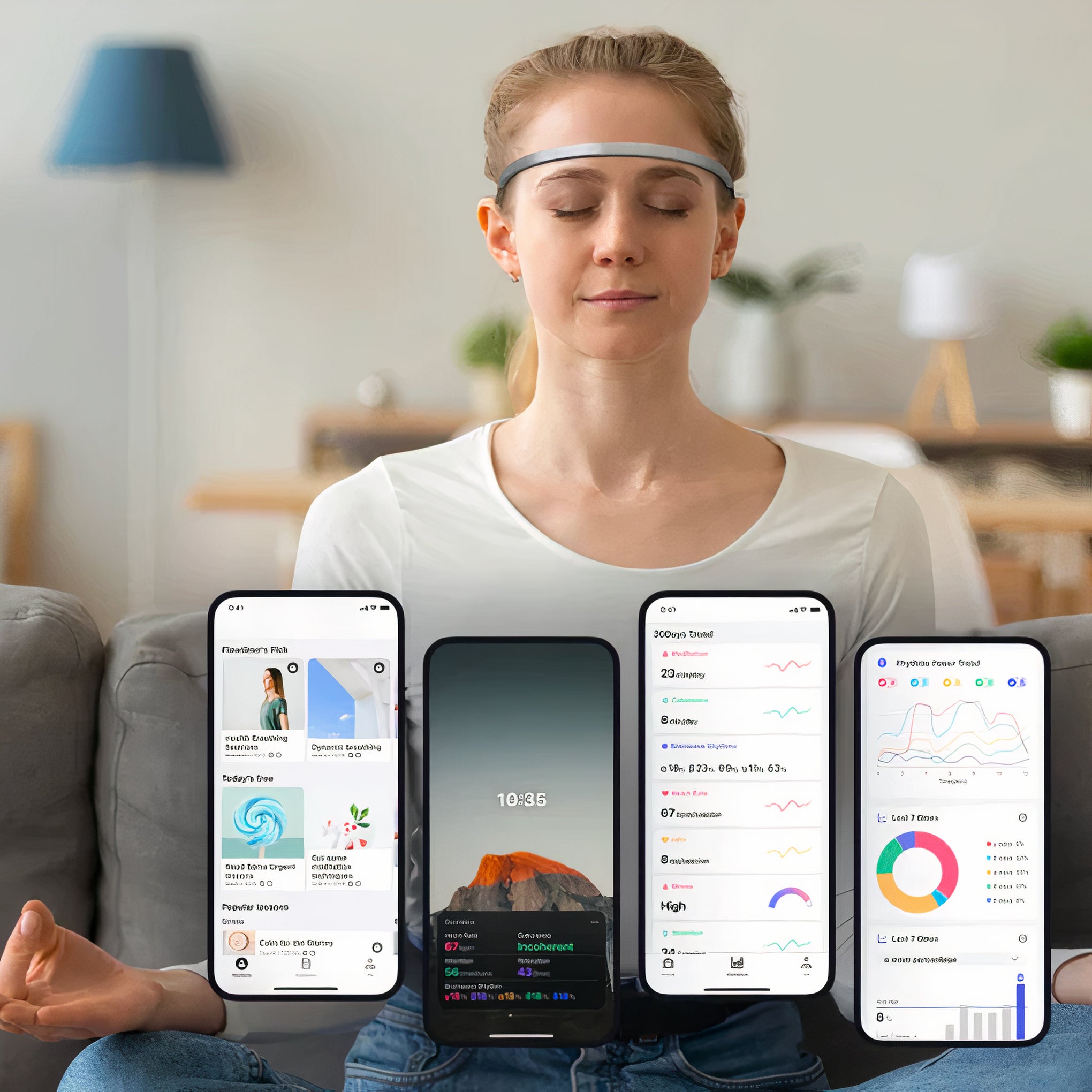 EEG Headset Kit - Portable for Meditation | Real-Time Tracking