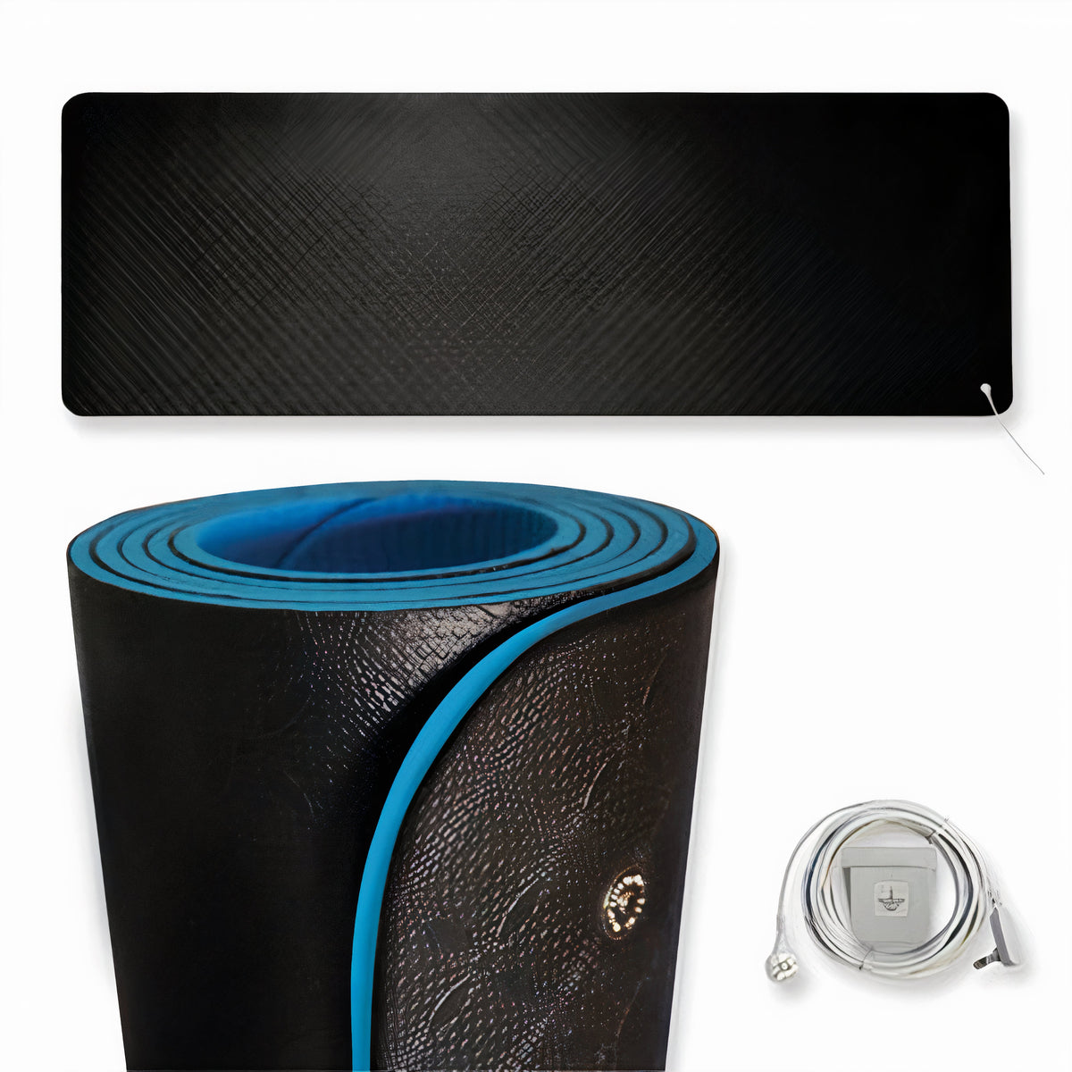 Groundology Yoga Grounding Mat - Yoga Fitness | Portable, Eco-Friendly